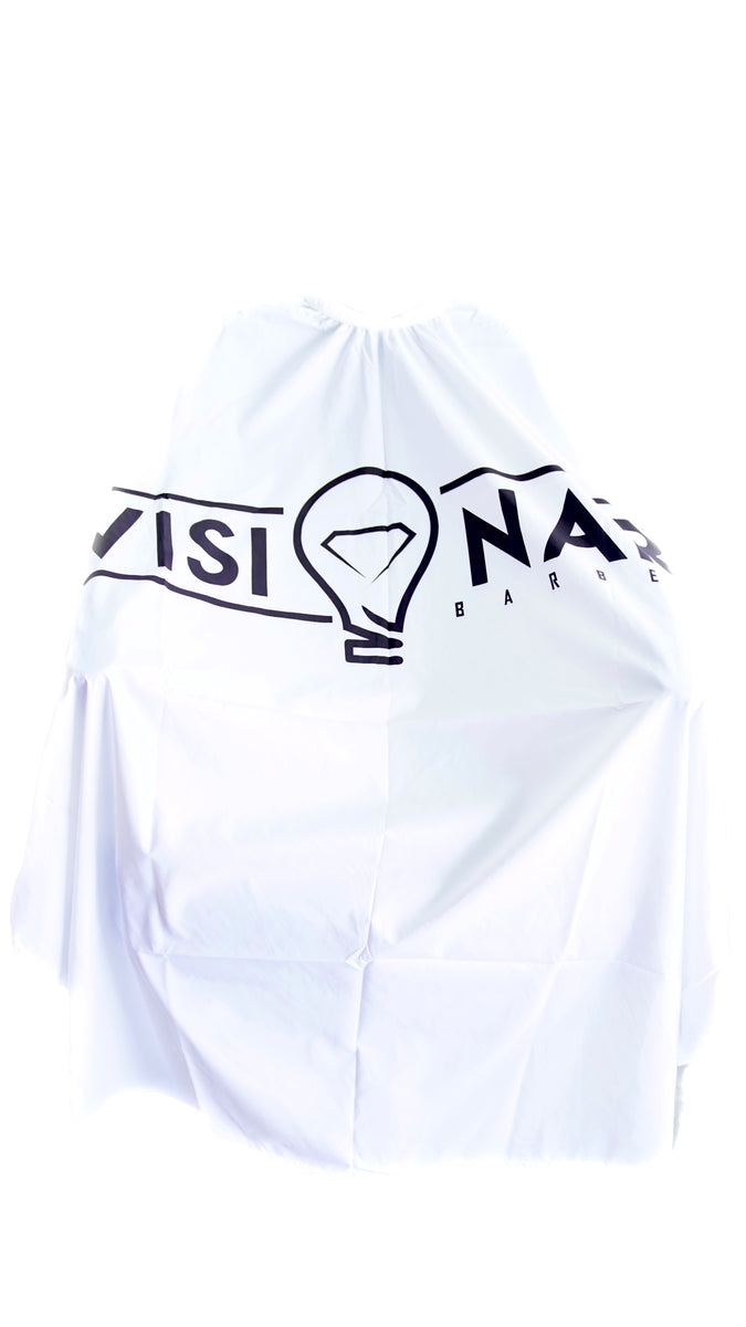 Dove White Visionary Barber Cape – Visionary Barbers
